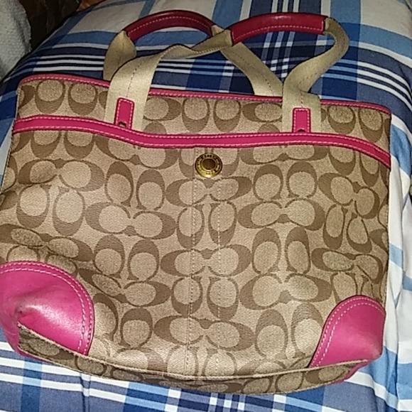 Coach | Bags | Coach Mini Tote Handbag | Poshmark